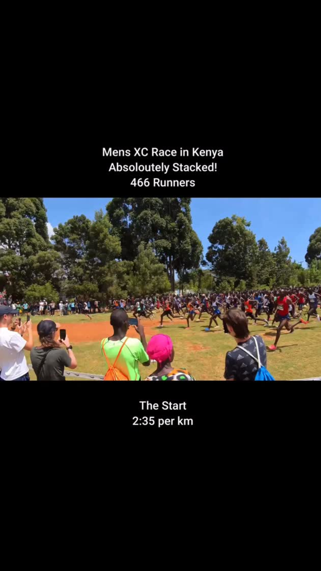 The cross country race atmosphere that feels absolutely unreal