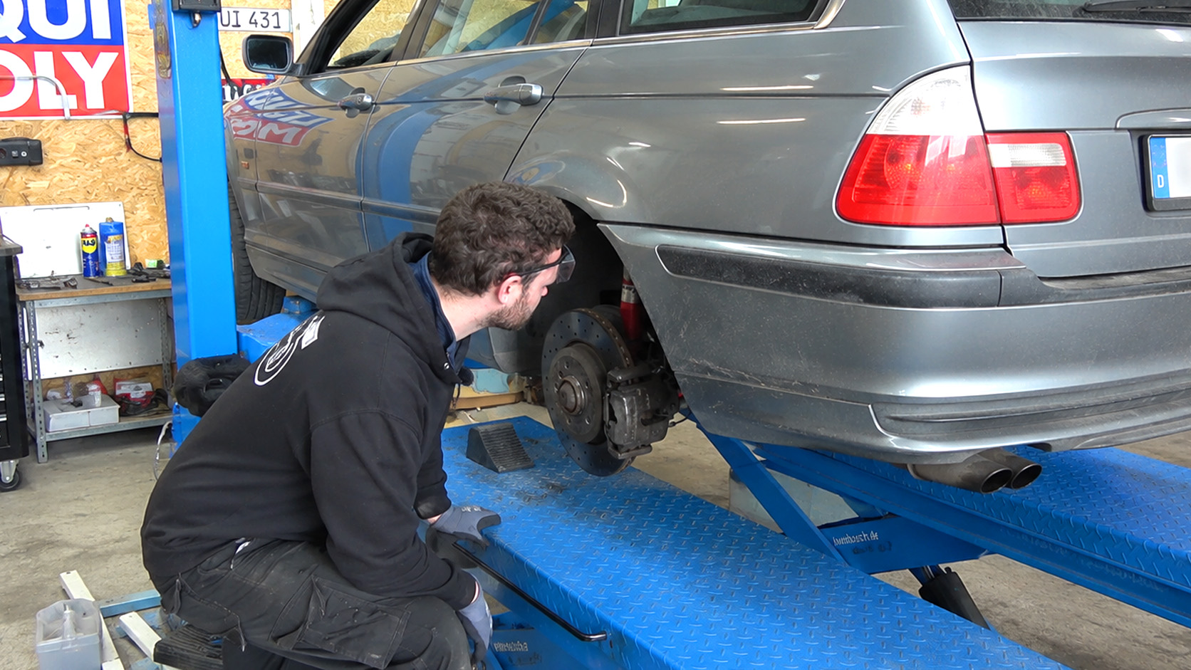 Modding an old BMW exposes leaks, worn shocks, and hidden costs