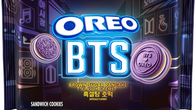 Oreo gets its first purple cookie in new BTS flavor pack