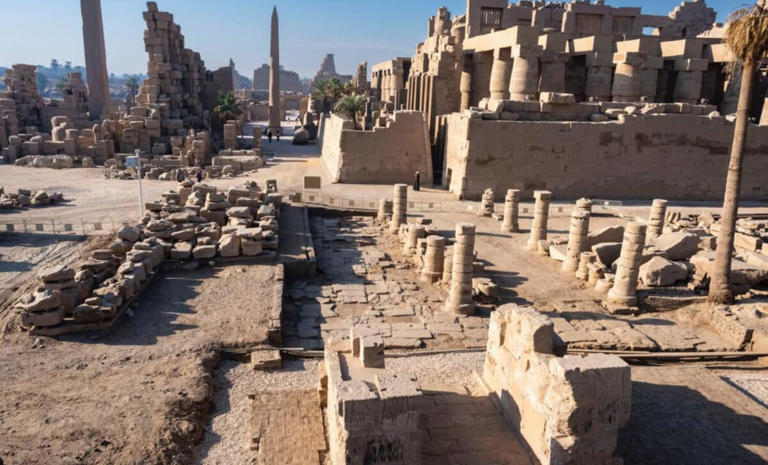 A 2,000-year-old stone block found in Egypt shows a Roman emperor ...