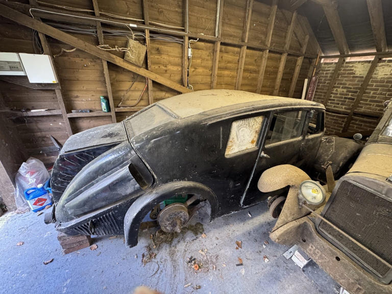 Seven rare pre-war cars discovered in dusty barn sell for £110k