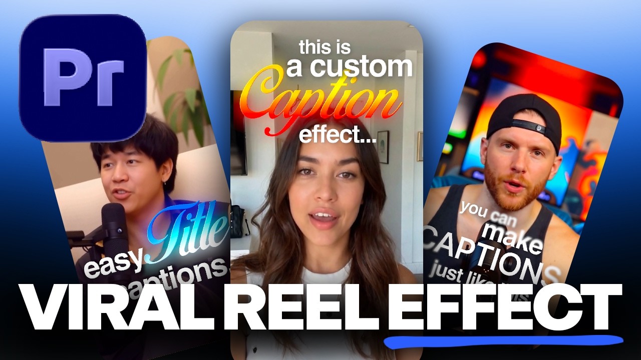 How to create viral reel caption effects in Premiere Pro: Step-by-step ...