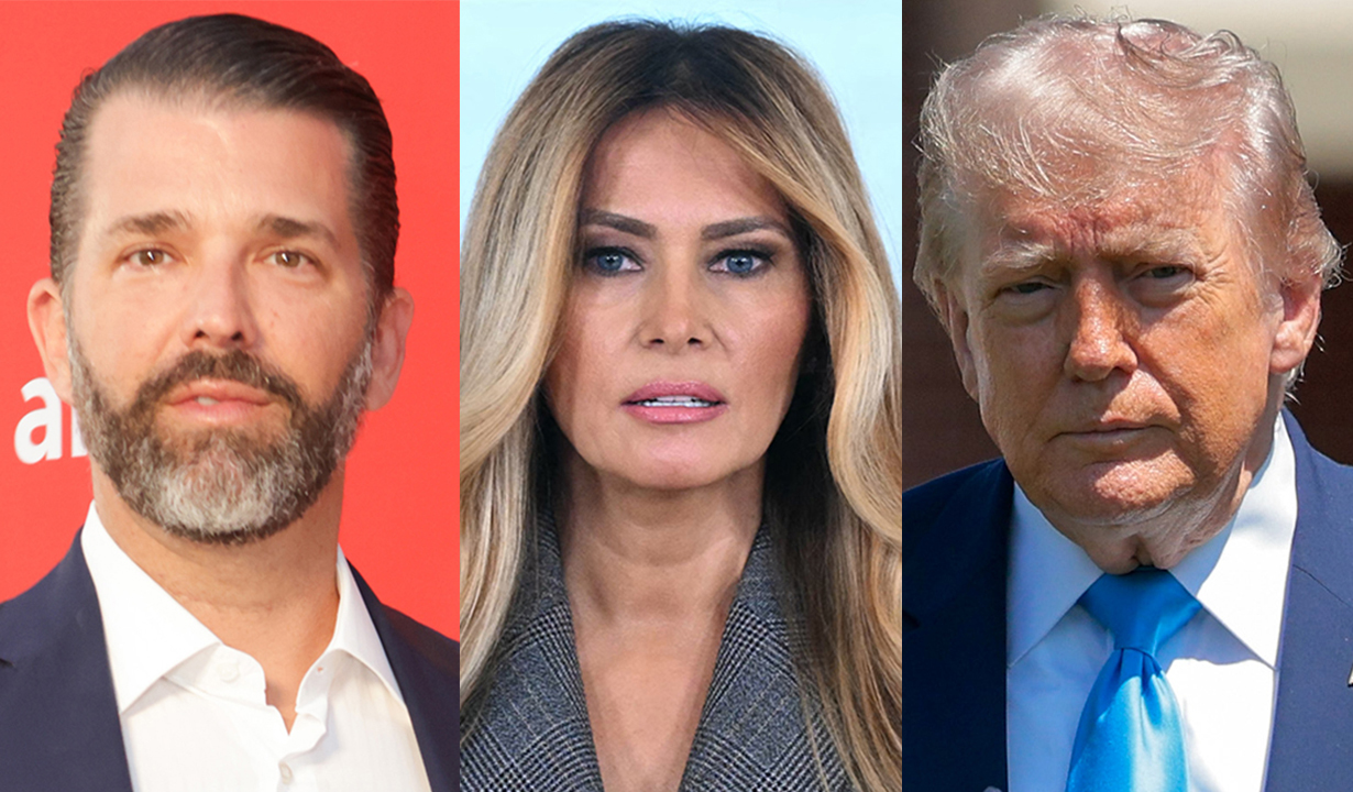 Why didn't Melania Trump attend Don Jr's wedding?