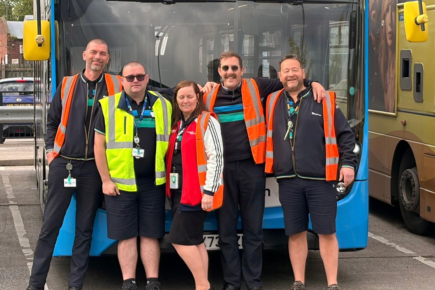 Stepping up: Stagecoach East Midlands bus drivers aim for 50m steps in ...