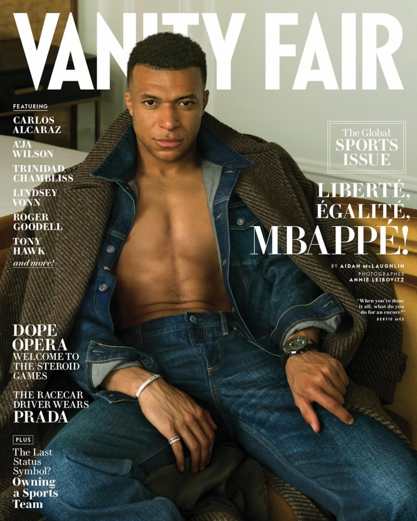Mbappé, Carloz Alcaraz & A'ja Wilson Head Up Vanity Fair's Sports ...
