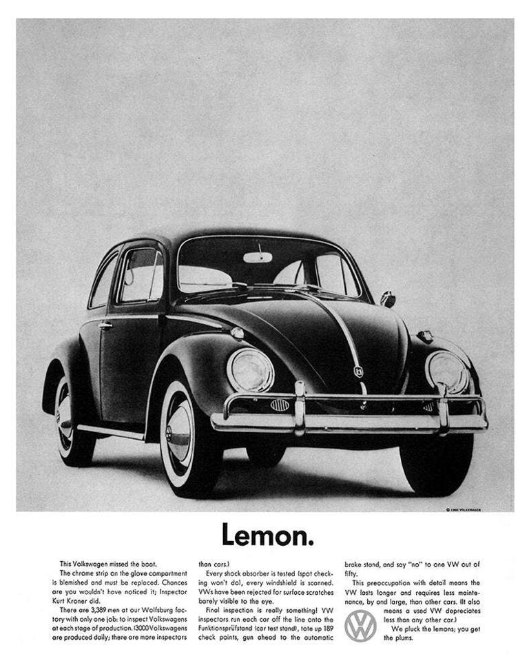 What would you do with a VW Beetle?