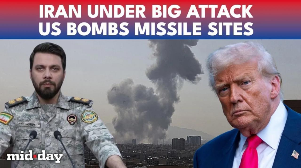 US bombs Iran! Dramatic midnight air strikes rock strategic Bandar ...