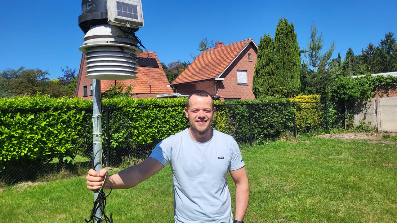 Dagrecord op komst voor mijn weerstation: Niels uit Zoersel volgt hete ...