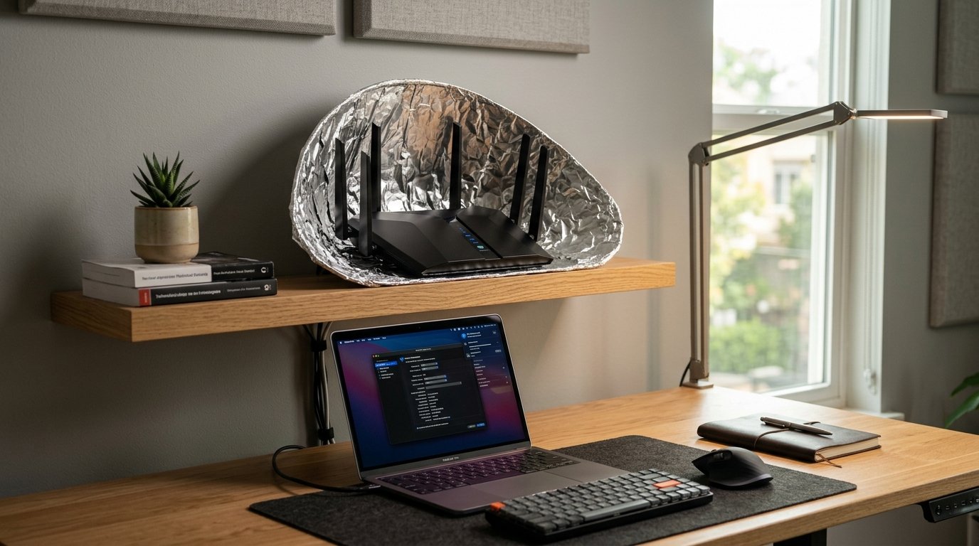 Aluminum foil under Wi-Fi router: What it does and why professionals ...