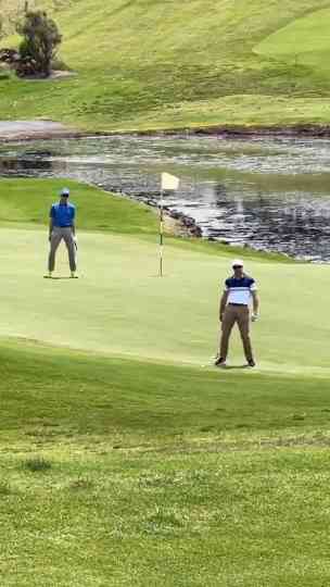 When the boys head to the golf course