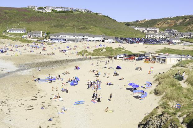 RNLI lifeguards carry out 55 rescues in dramatic day at Porthtowan