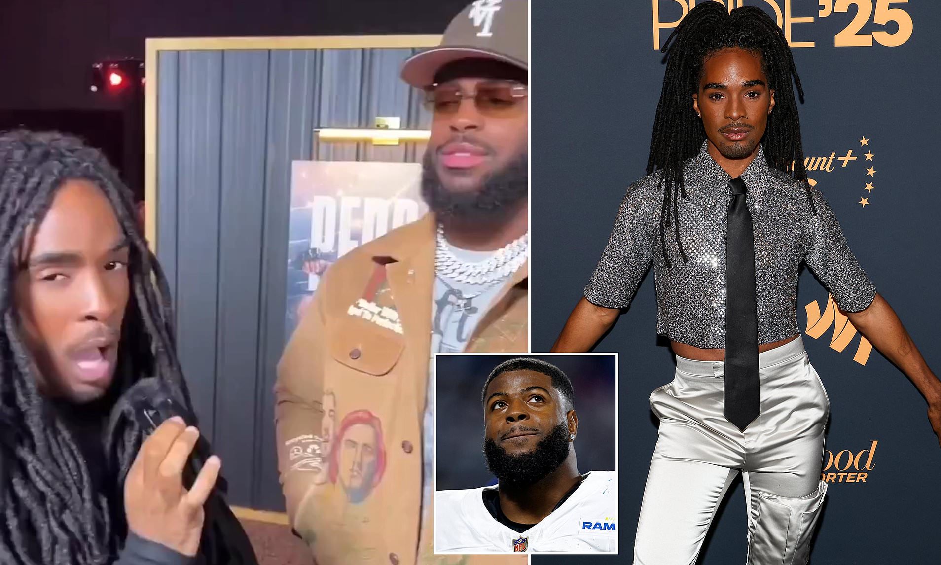 NFL star's excruciating interview with gay reporter goes viral amid ...