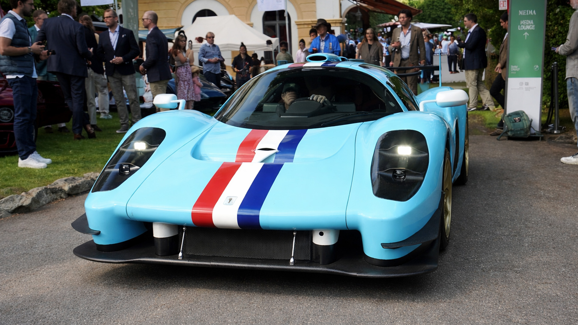 The $6 million Glickenhaus SCG 007S LMH appears at Villa d’Este