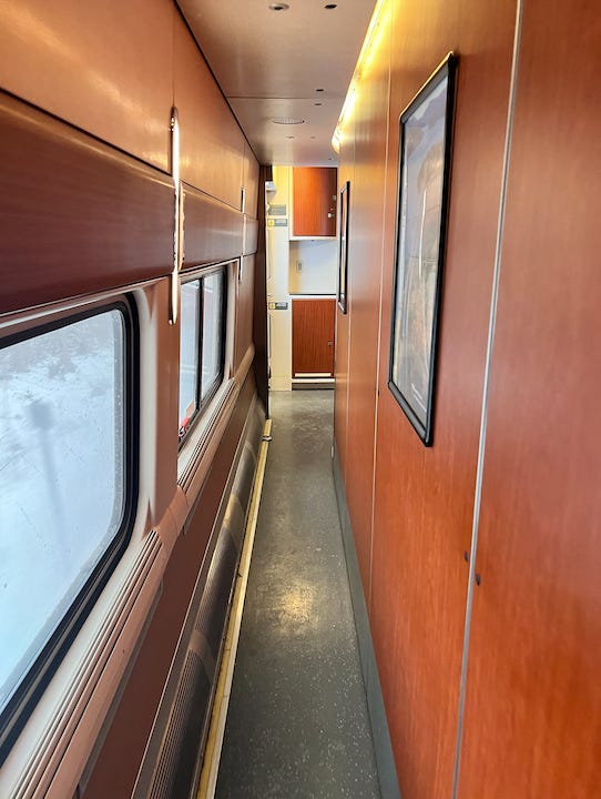 I upgraded my Amtrak seat to a 23-square-foot roomette by bidding $110 ...