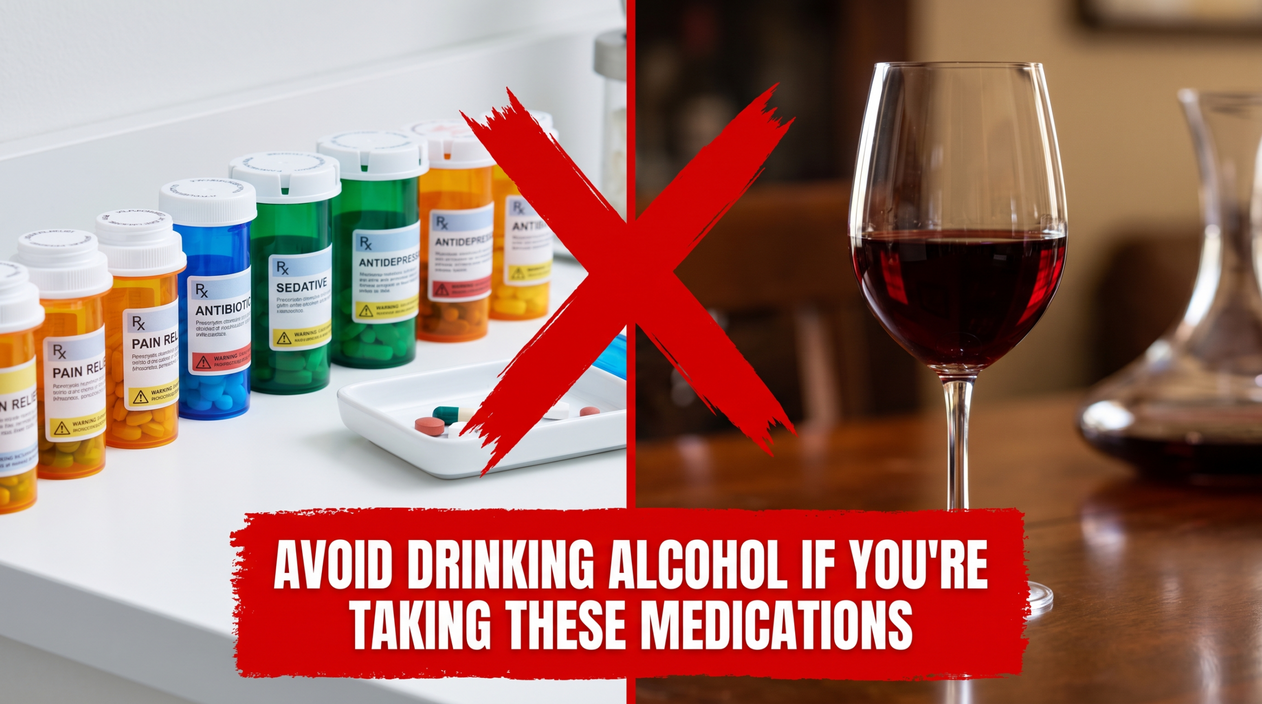 Avoid drinking alcohol if you’re taking these medications