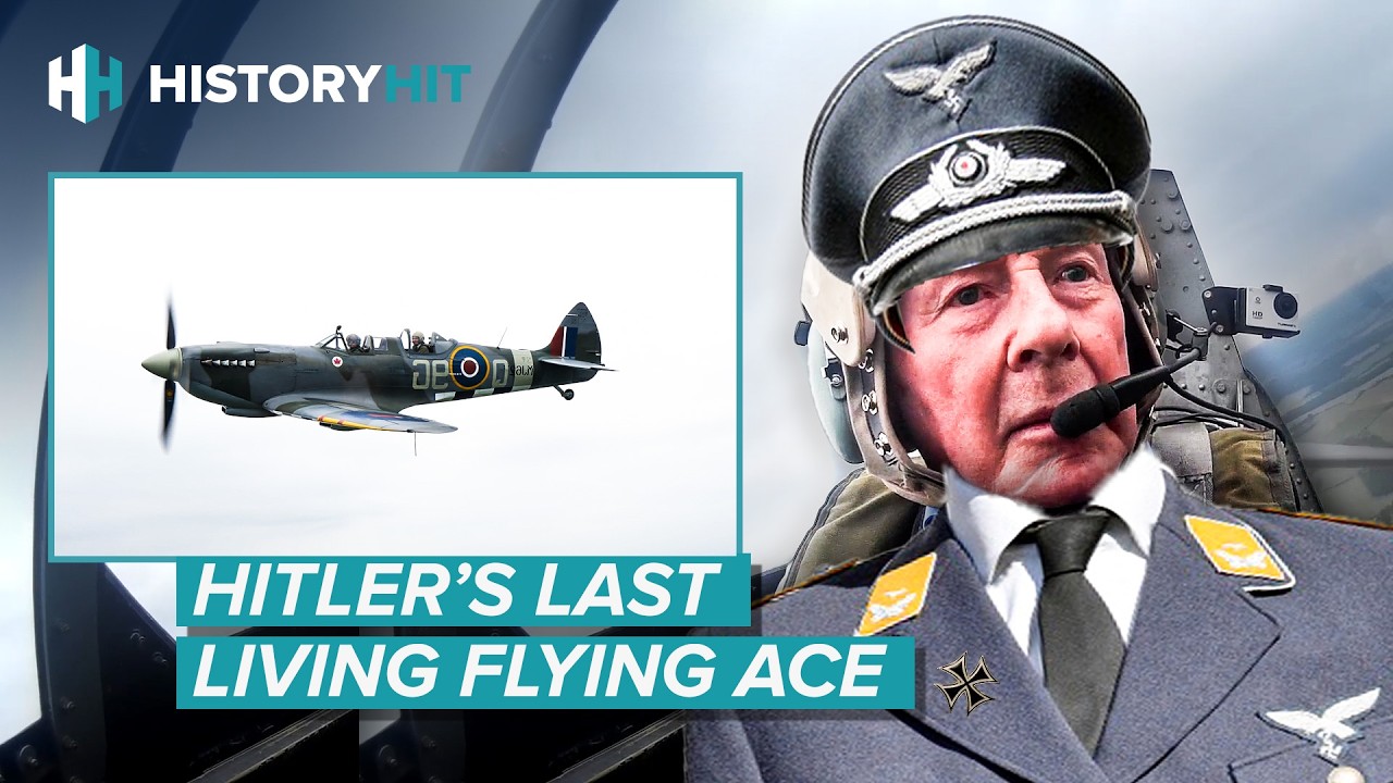 WW2 Luftwaffe ace flies RAF Spitfire for the first time