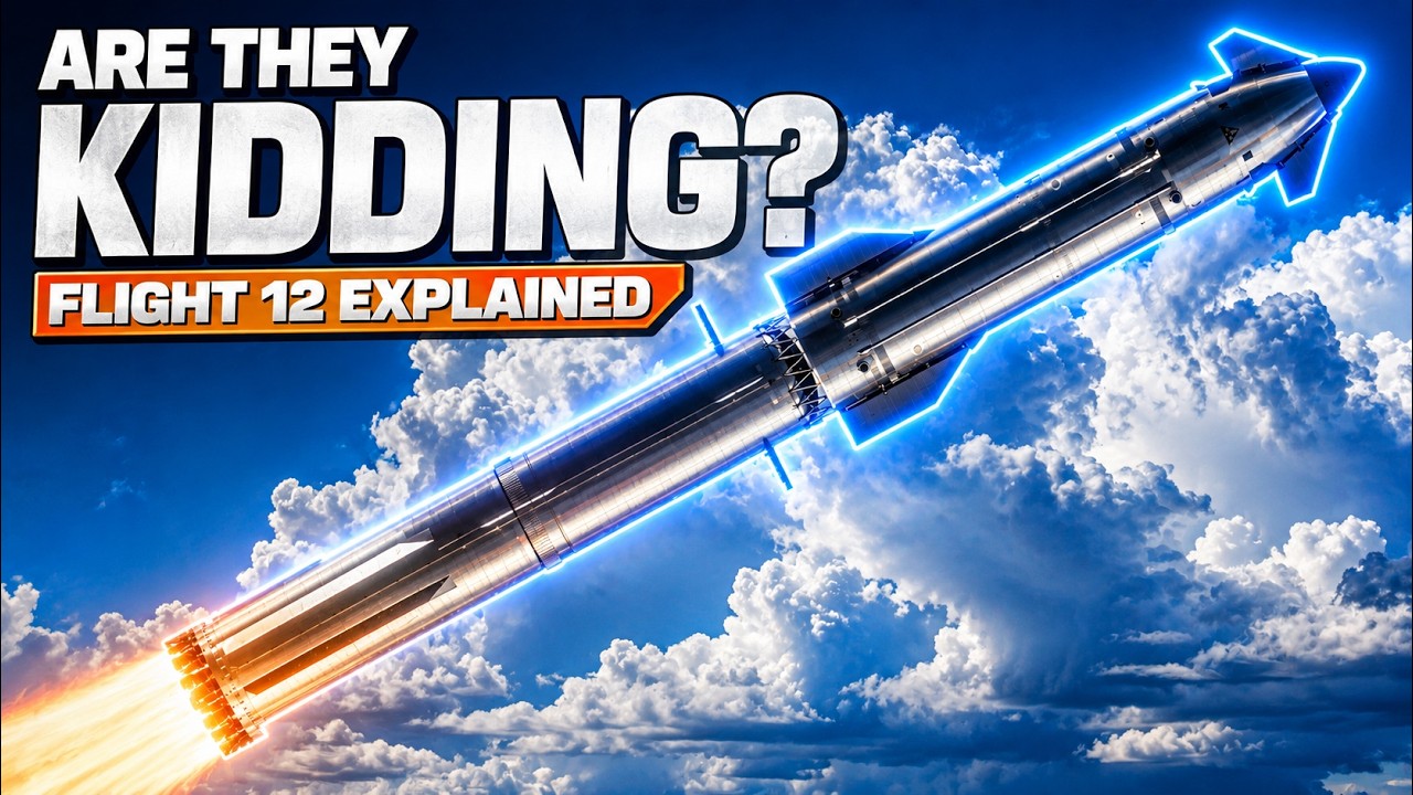 SpaceX Starship V3 & flight 12: Why they had to start over!