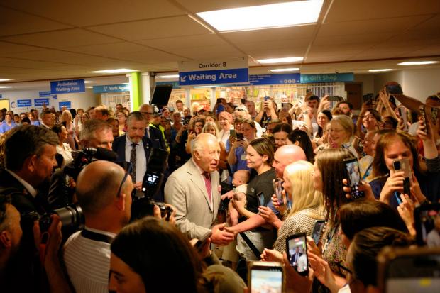'It got a bit strange' - patient’s shock encounter with King at York ...