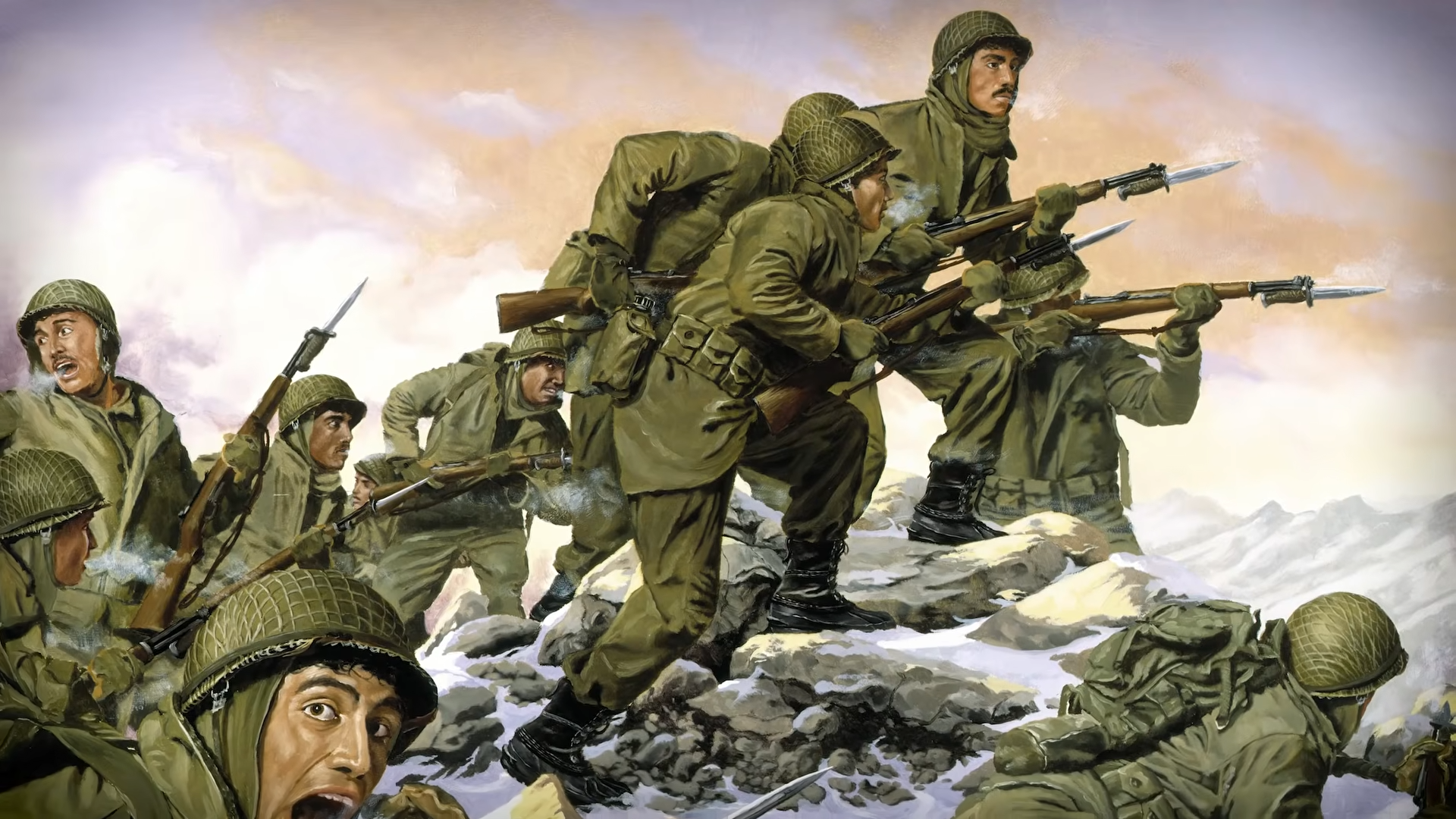 He ordered a bayonet charge straight into machine gun fire