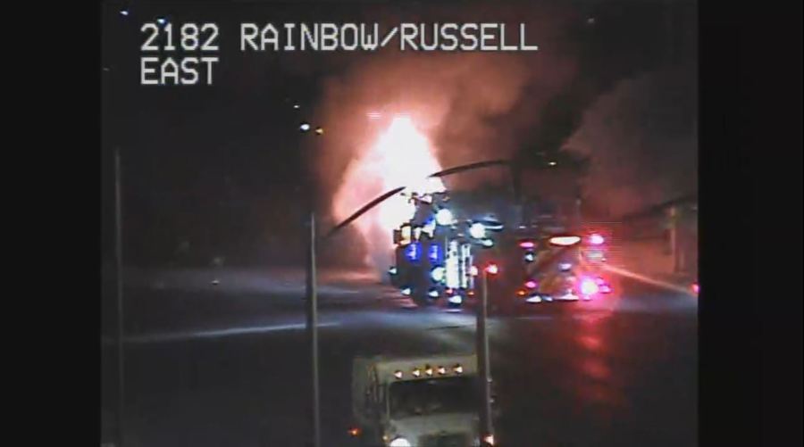 Driver suspected of impairment following Las Vegas crash that ended ...