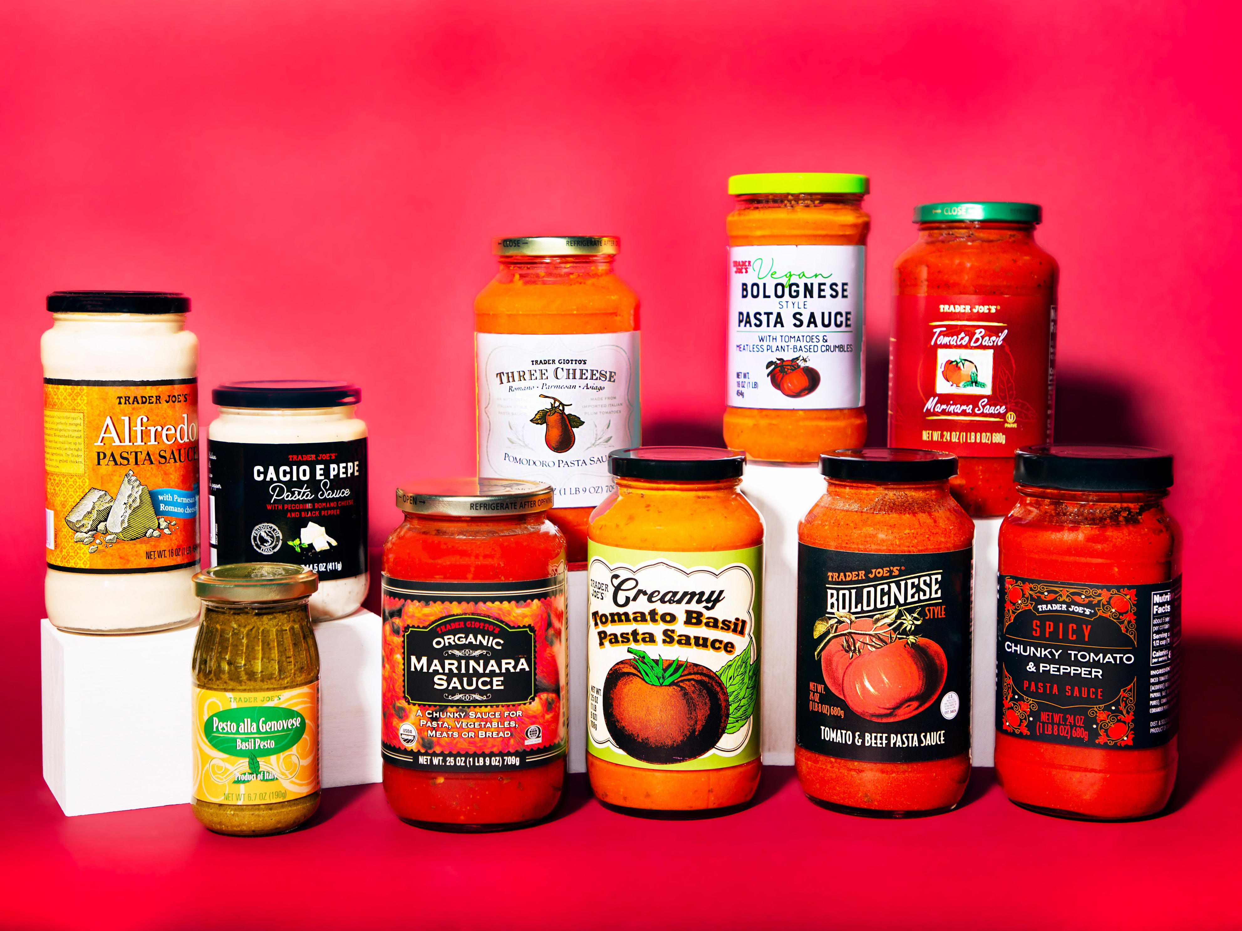 I tried all the jarred pasta sauces I could find at Trader Joe's and ...