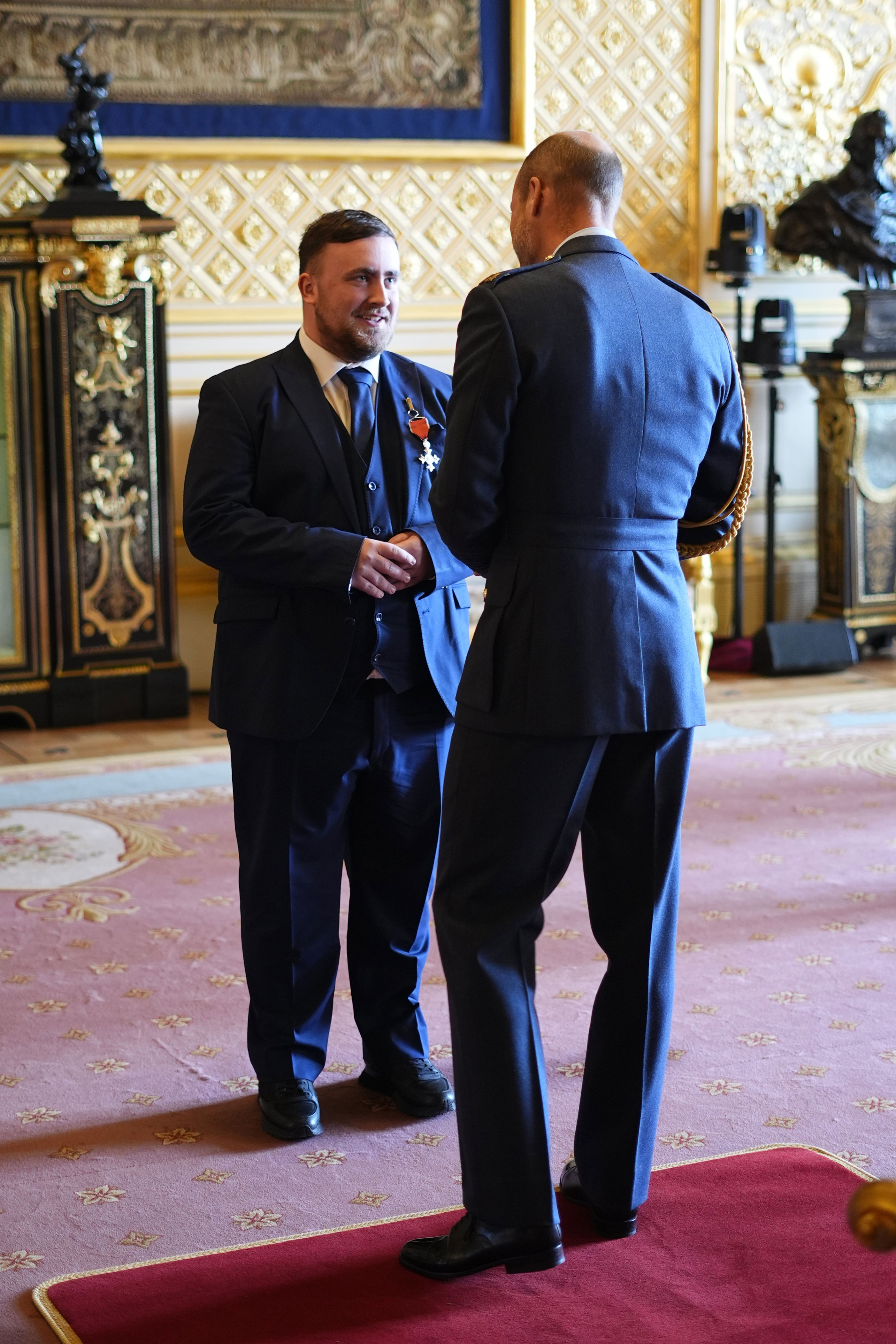Luke Littler offers to provide Prince of Wales tickets for his Ally ...