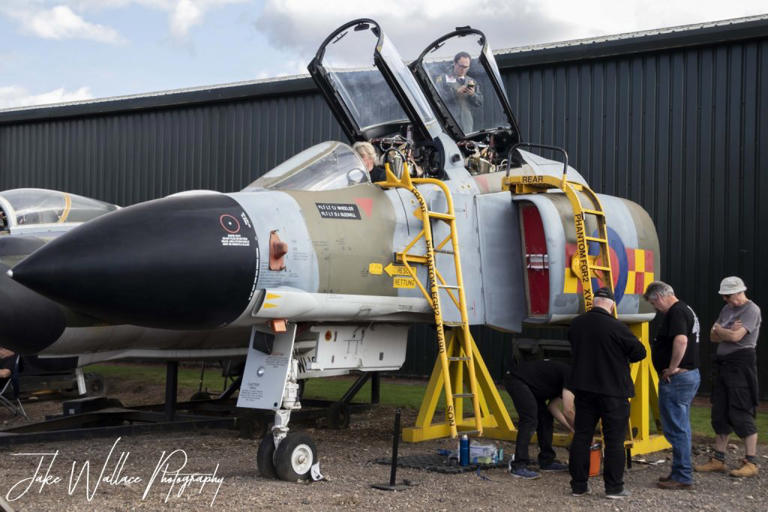 RAF Phantom XV490 cockpit to leave Newark Air Museum after more than a ...