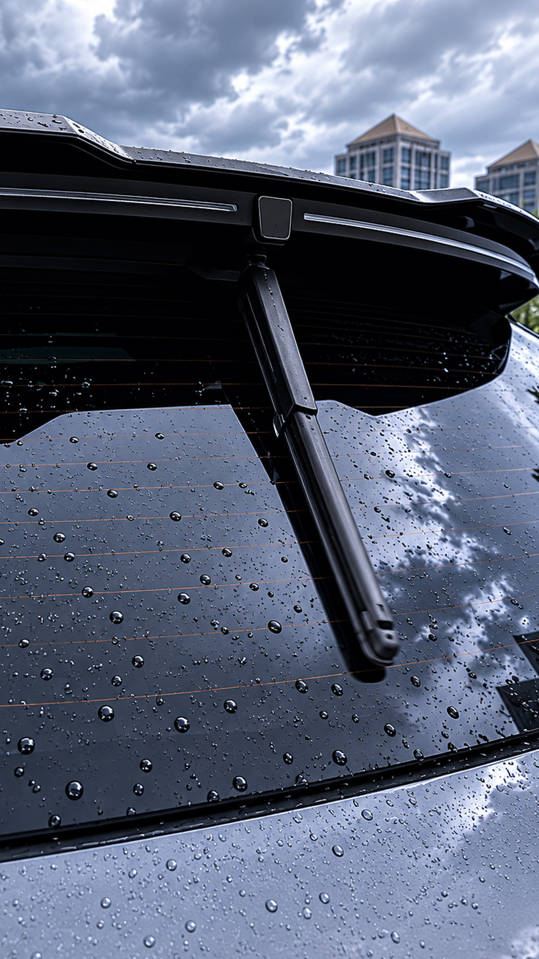 Functional rear wiper system on the Lynk & Co 08