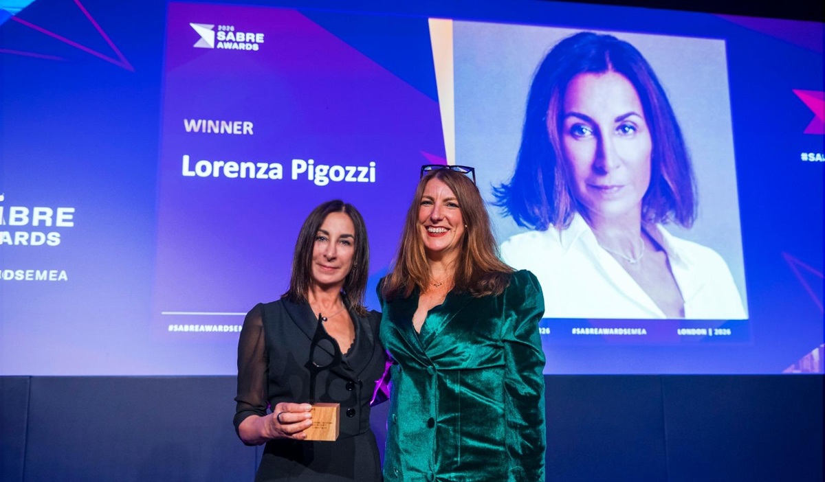 Lorenza Pigozzi premiata ai SABRE Awards di Londra