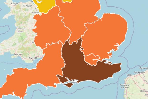 Heat health warning issued for South East during heatwave