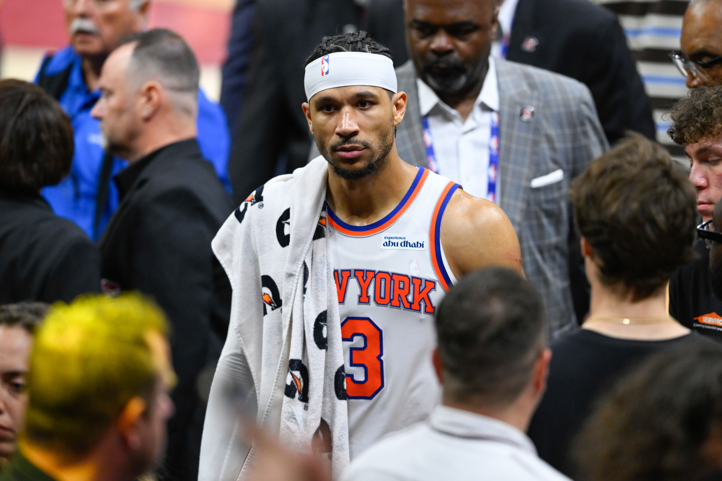 Josh Hart trolls a 'broke' teammate after clinching NBA Finals berth