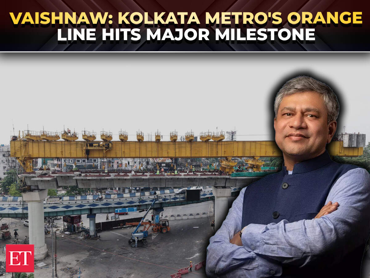 Ashwini Vaishnaw announces breakthrough in Kolkata Metro's Orange Line ...