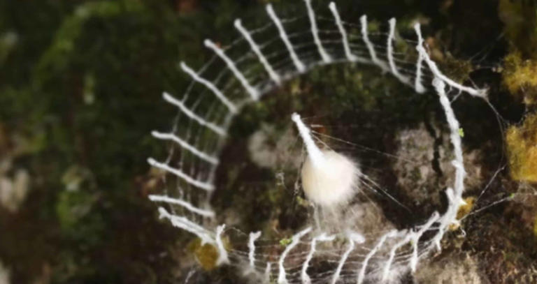 A spider builds tiny Stonehenge structures and no one knows why