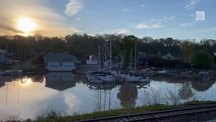 A peaceful morning in Port Stanley, Ontario