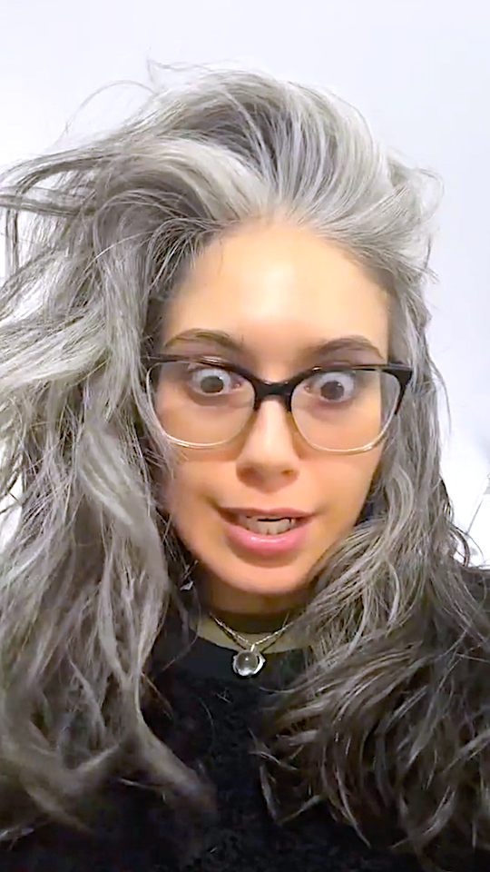 My hair went grey at 15 😳
