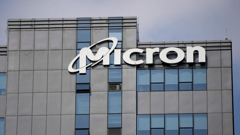 Micron stock hits $1 trillion market value as AI demand for memory ...