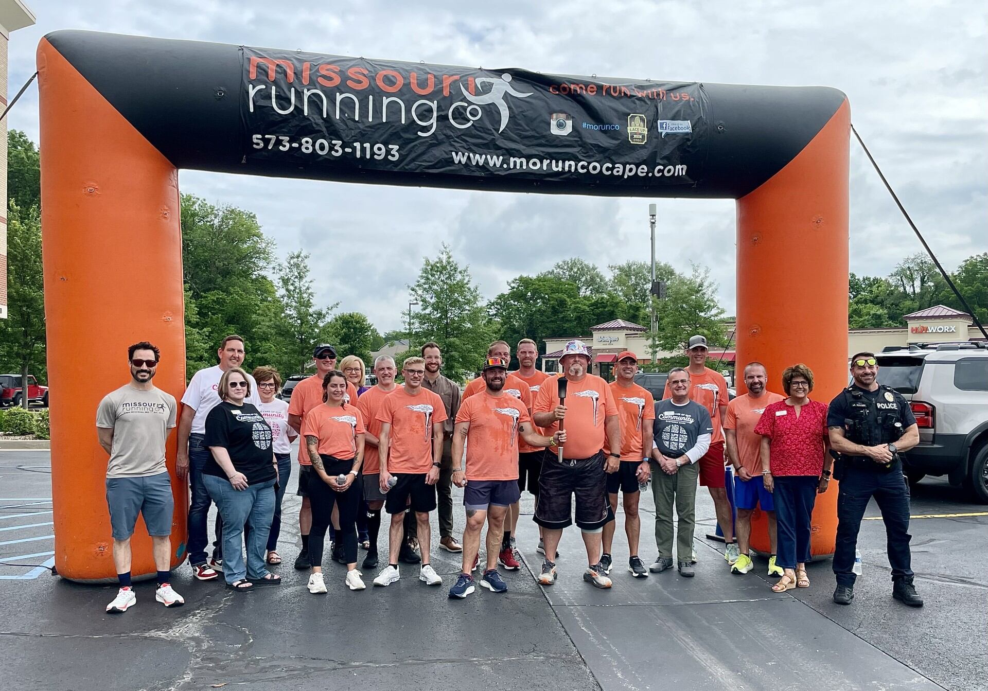 Area law enforcement officers participate in Torch Run for Special ...
