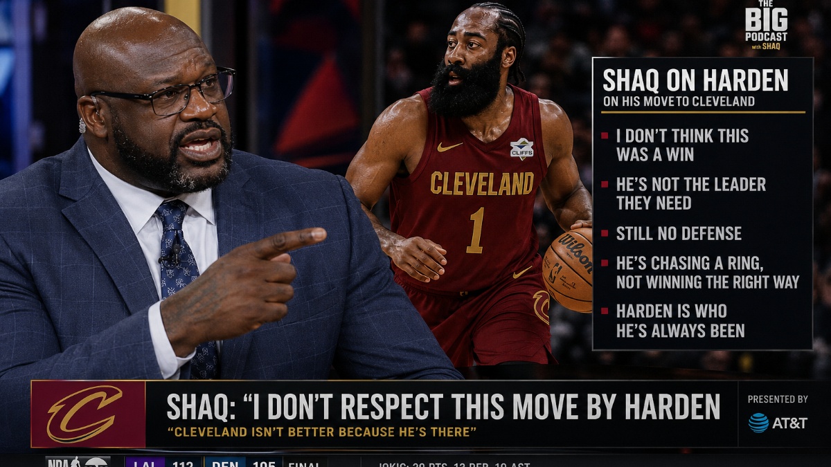 NBA Drama Explodes: Shaquille ONeal Calls Out James Harden After Knicks ...