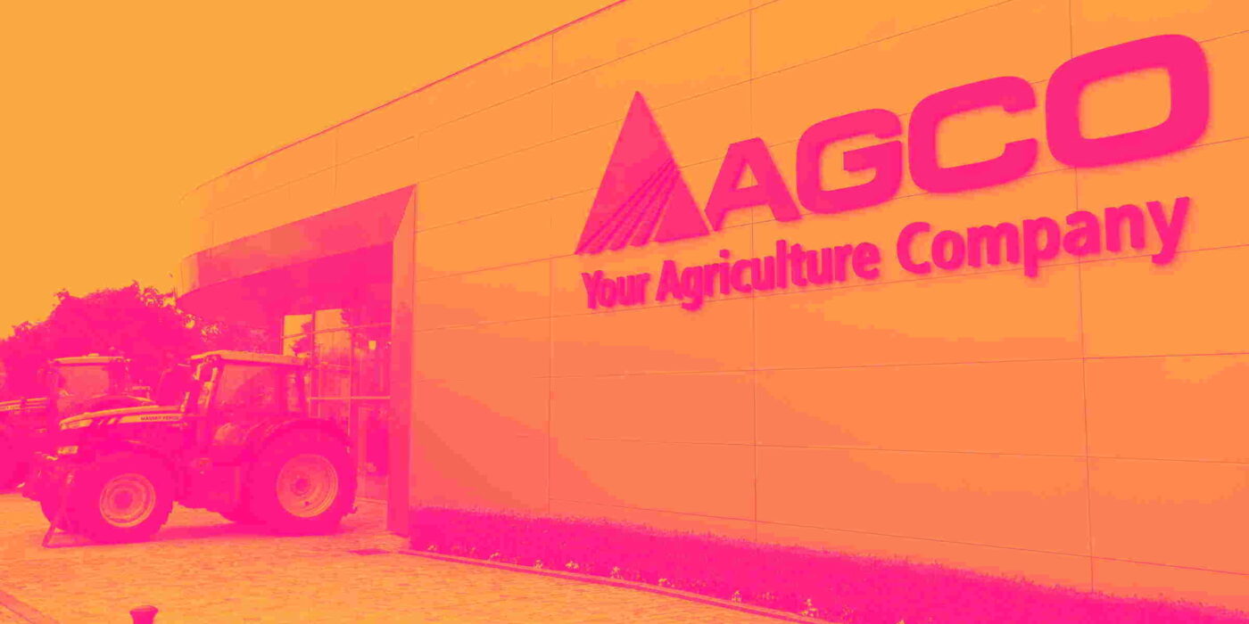 Agricultural machinery stocks Q1 highlights: AGCO (NYSE:AGCO)