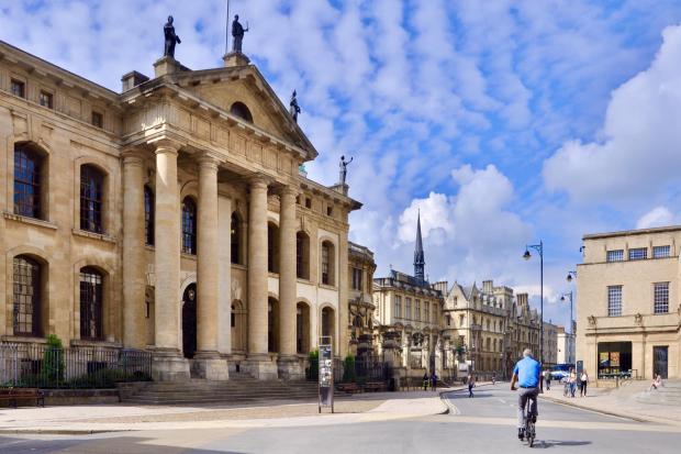Three muses from Oxford building back on display after works