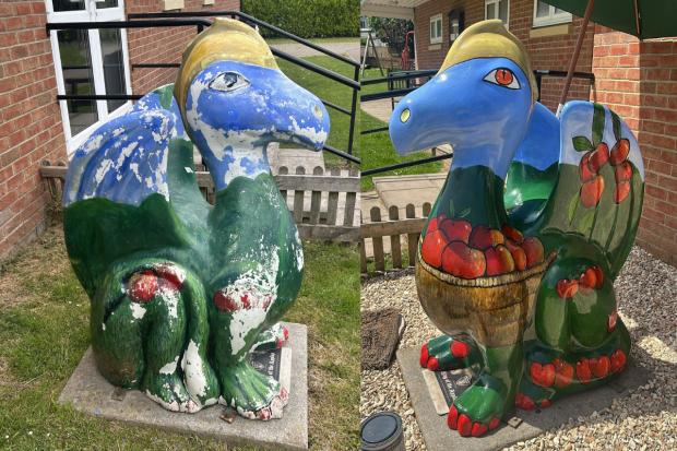 Trull’s Deane Dragon roars back to life after restoration
