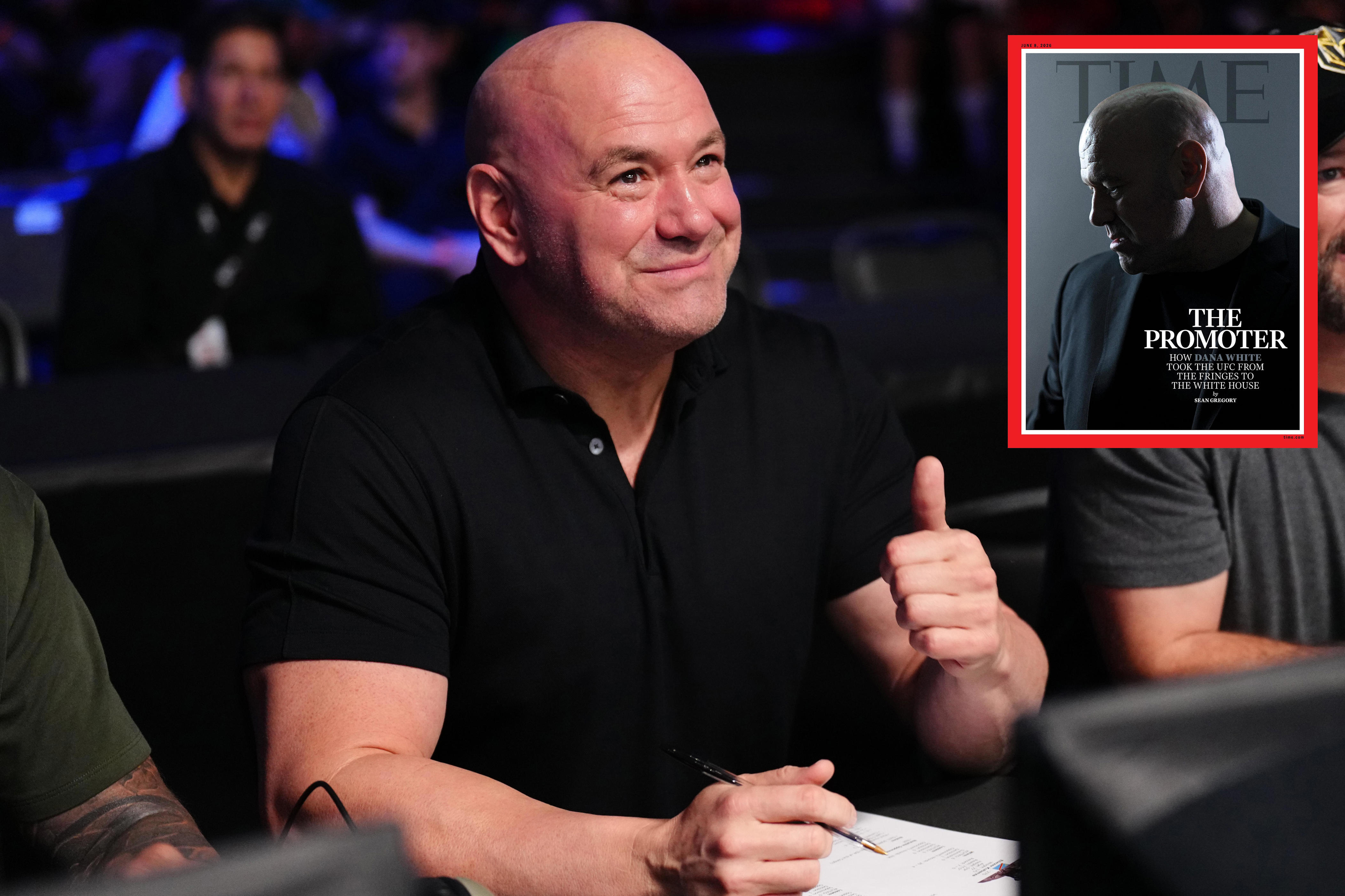 Pic: 'Unapologetically masculine' Dana White lands cover of TIME ...