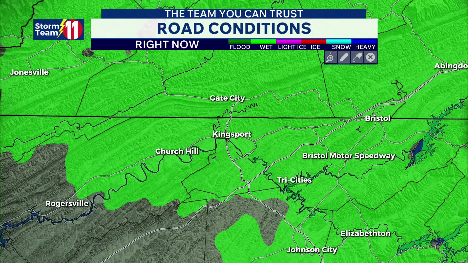 Scattered remain likely today