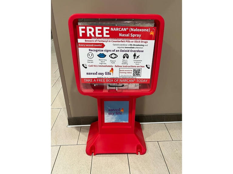 Naloxone distribution box added at New Lenox Village Hall, 10 more ...