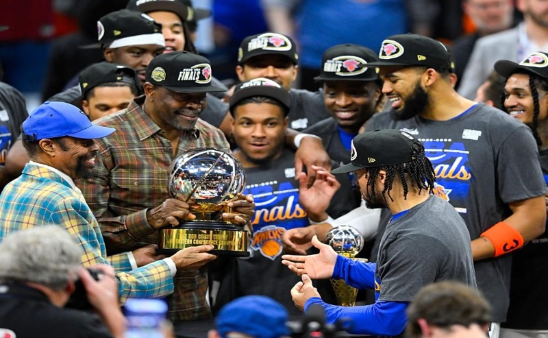 NBA earthquake: Knicks crush Cavaliers to reach first finals in 27 ...