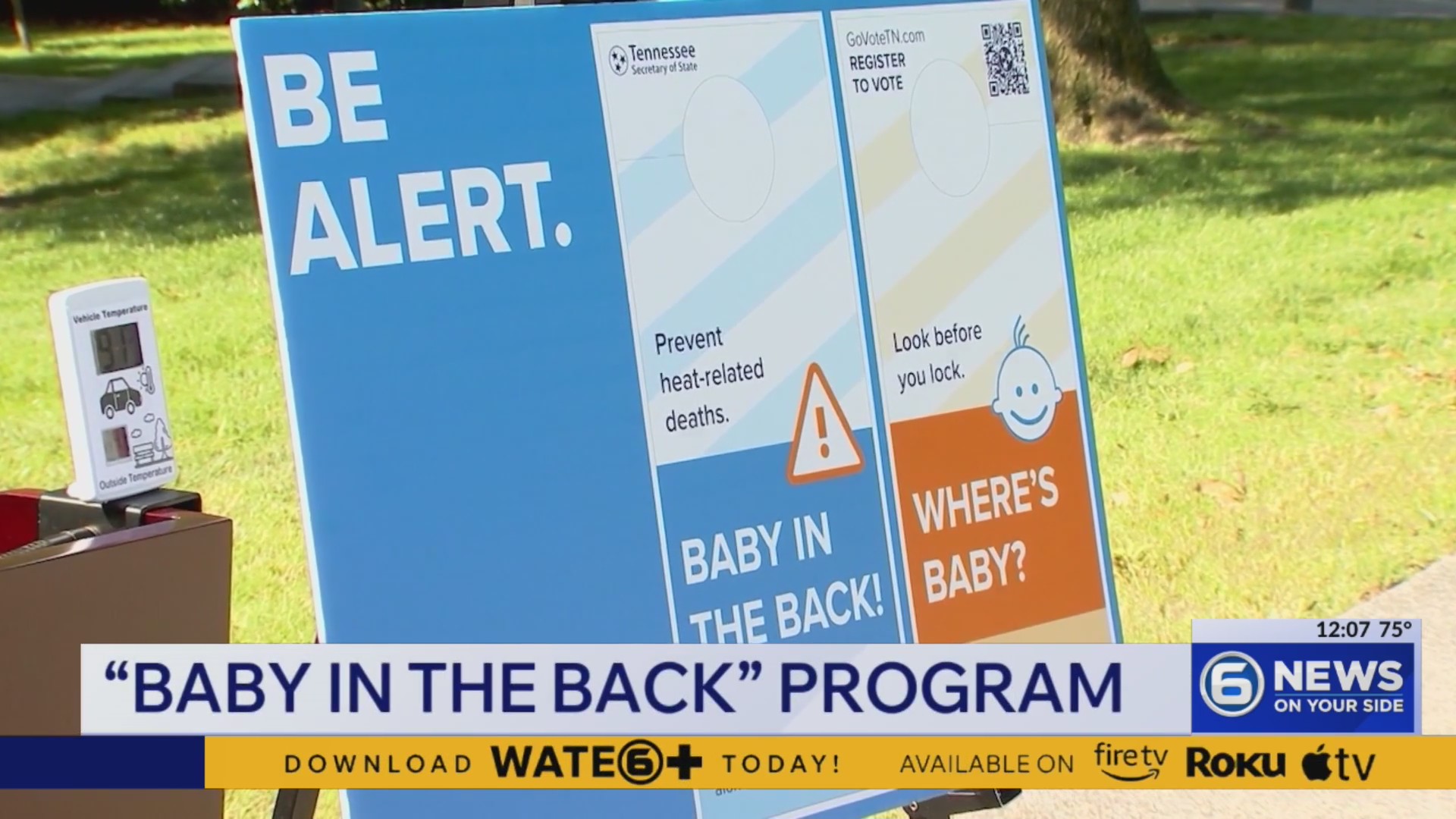 Tennessee reminds parents of ‘Baby in the Back’ program as temperatures ...