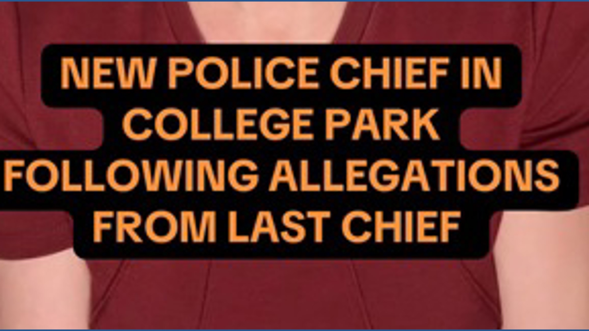 New police chief in College Park, following allegations from last chief