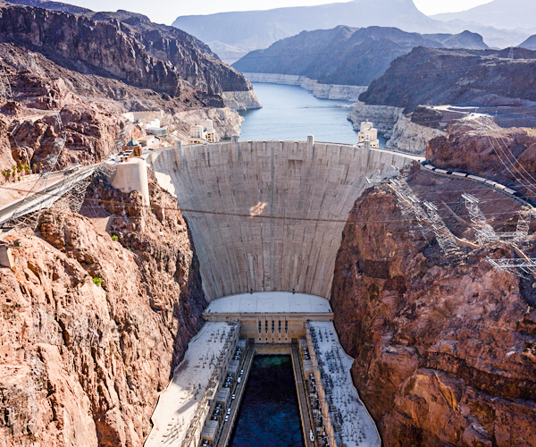 Hoover Dam lights up for America250 celebration