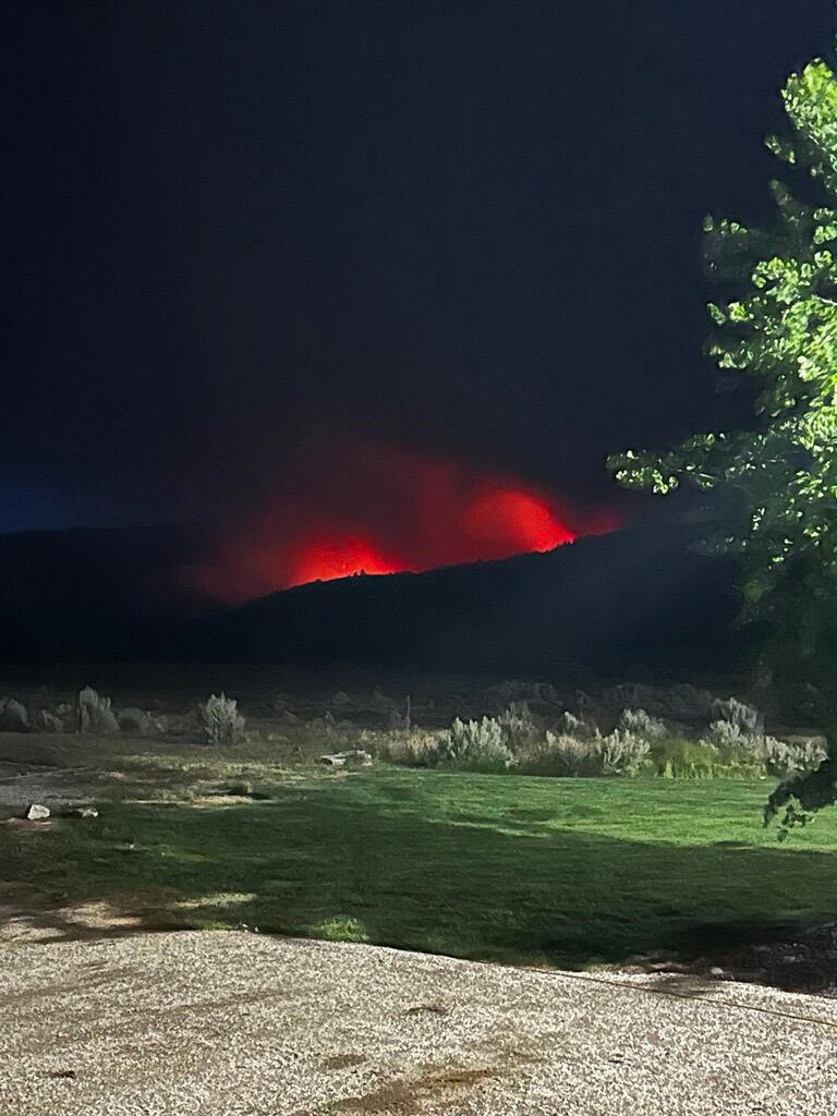 Cache Peak wildfire continues to grow in Cassia County