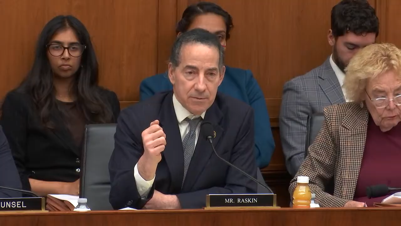 'Anybody wanna argue that's legitimate?': Jamie Raskin schools ...